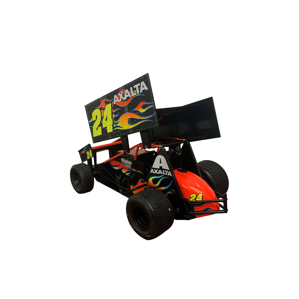 AUTOGRAPHED Jeff Gordon #24 Axalta Fantasy Sprint Car 1:24 Scale Dieca ...