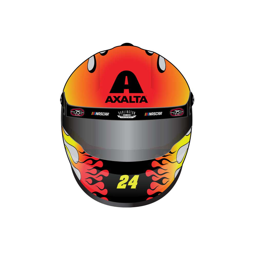 DUAL AUTOGRAPHED William Byron / Jeff Gordon #24 2025 Axalta Darlingto ...