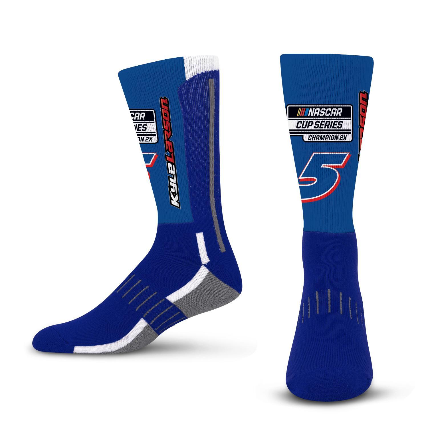 Kyle Larson #5 2025 NASCAR Champion Phenom Curve Socks – Hendrick ...