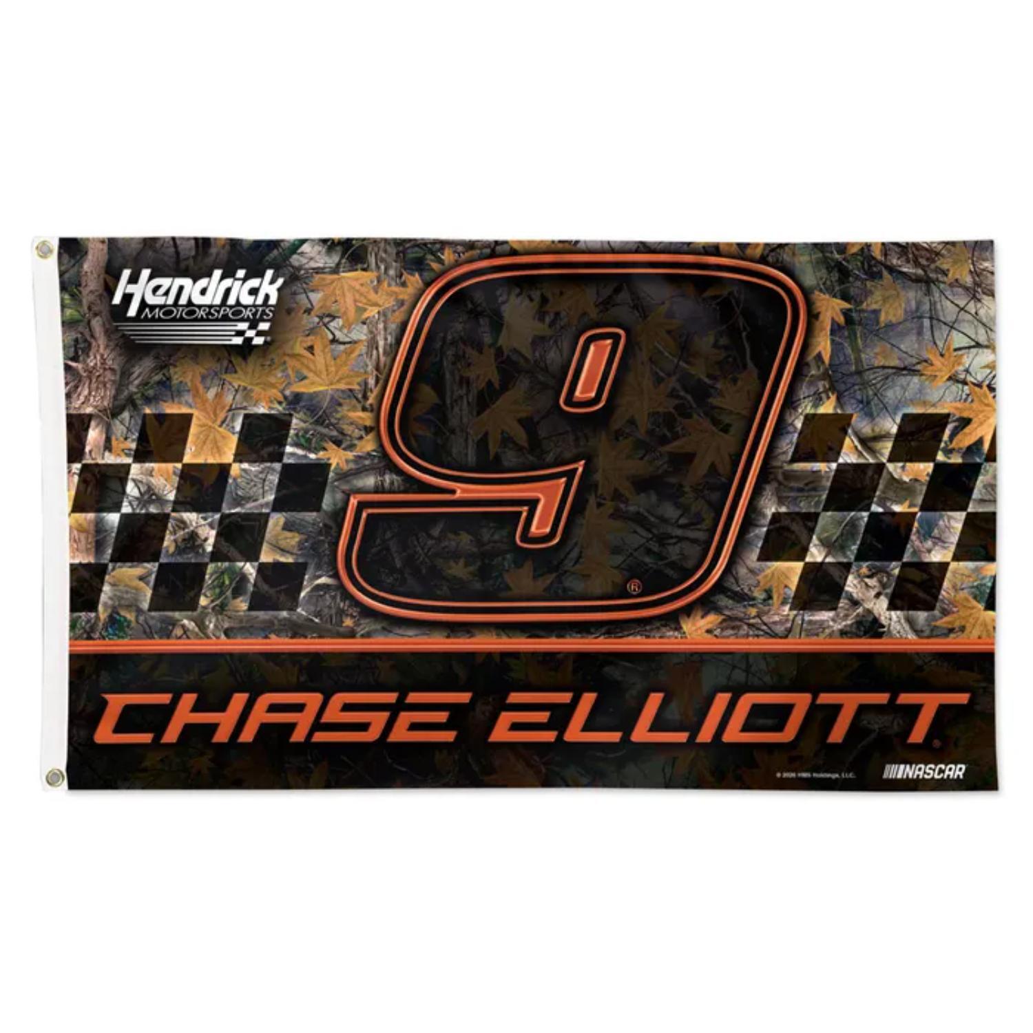 Chase Elliott #9 Camo Deluxe 3' x 5' Flag – Hendrick Motorsports