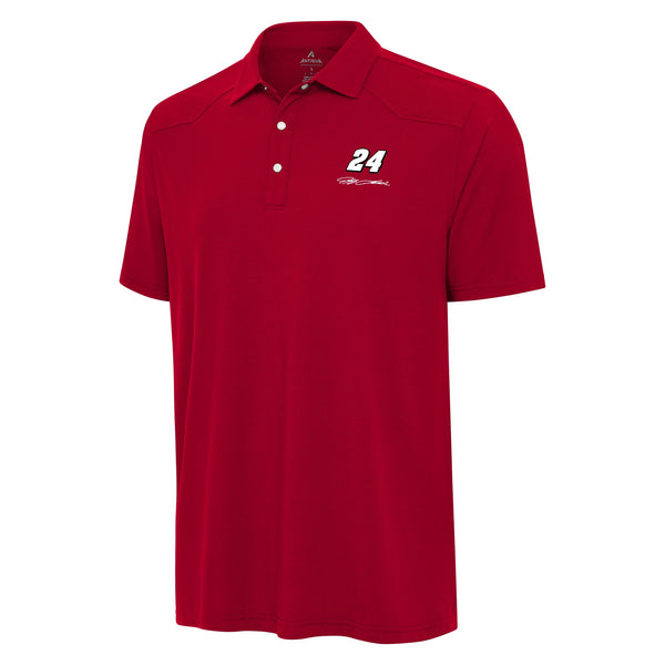 Jeff Gordon #24 Western Polo - Dark Red – Hendrick Motorsports