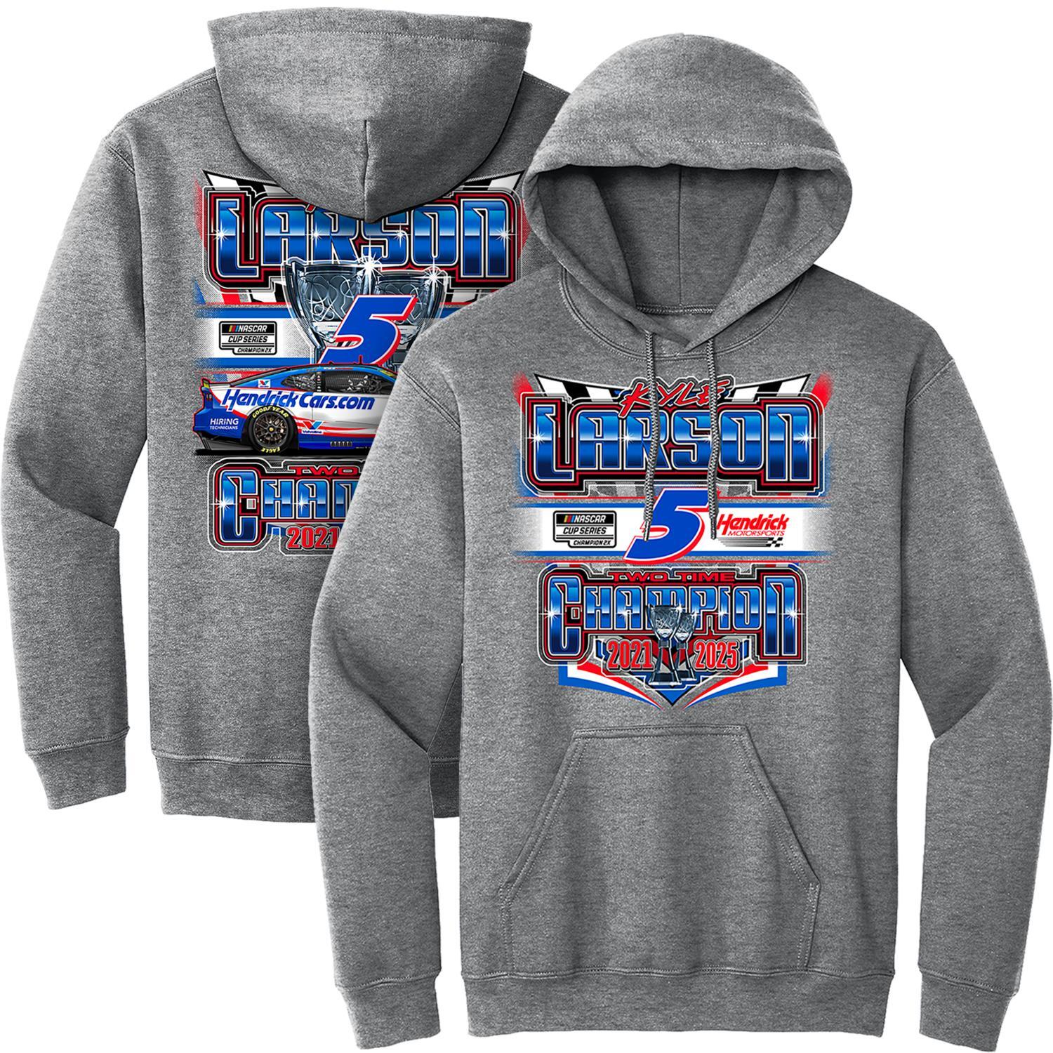 Kyle Larson #5 2025 NASCAR Two-Time Champion EXCLUSIVE Hoodie ...