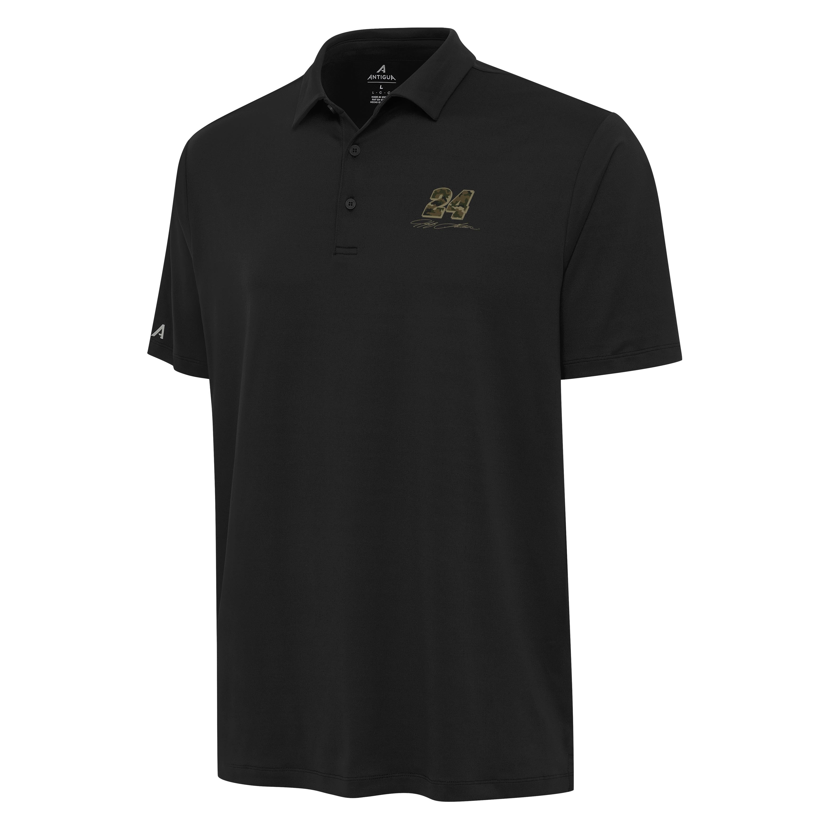 Jeff Gordon #24 Reprocess Polo - Black – Hendrick Motorsports
